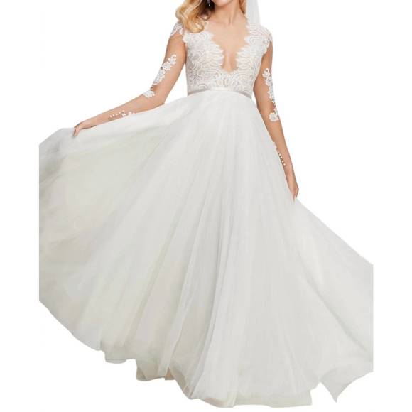 Watters | Dresses | New Watters Camden Wedding Dress In Ivory | Poshmark